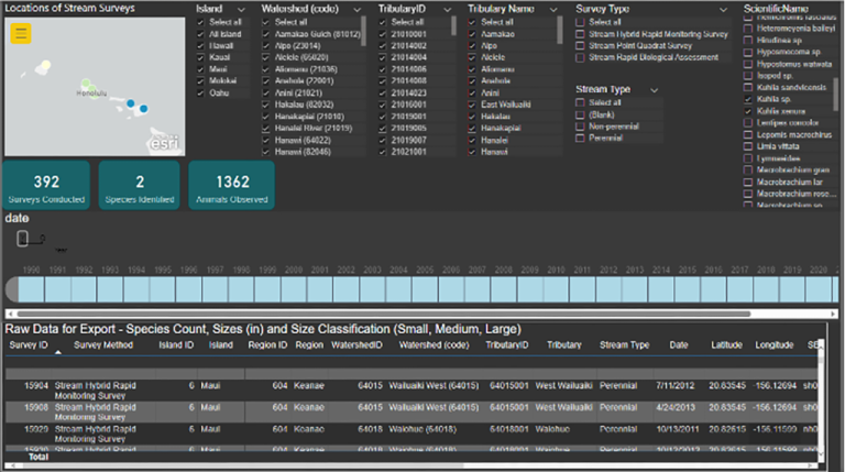 Division of Aquatic Resources | 9/15/23 – DAR Database – A digital ...