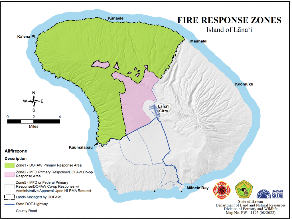 Division of Forestry and Wildlife: Forestry Program | Fire Response Maps