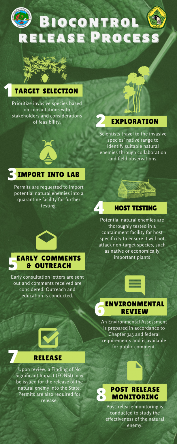 Hawaii Invasive Species Council | Biocontrol Hawaii