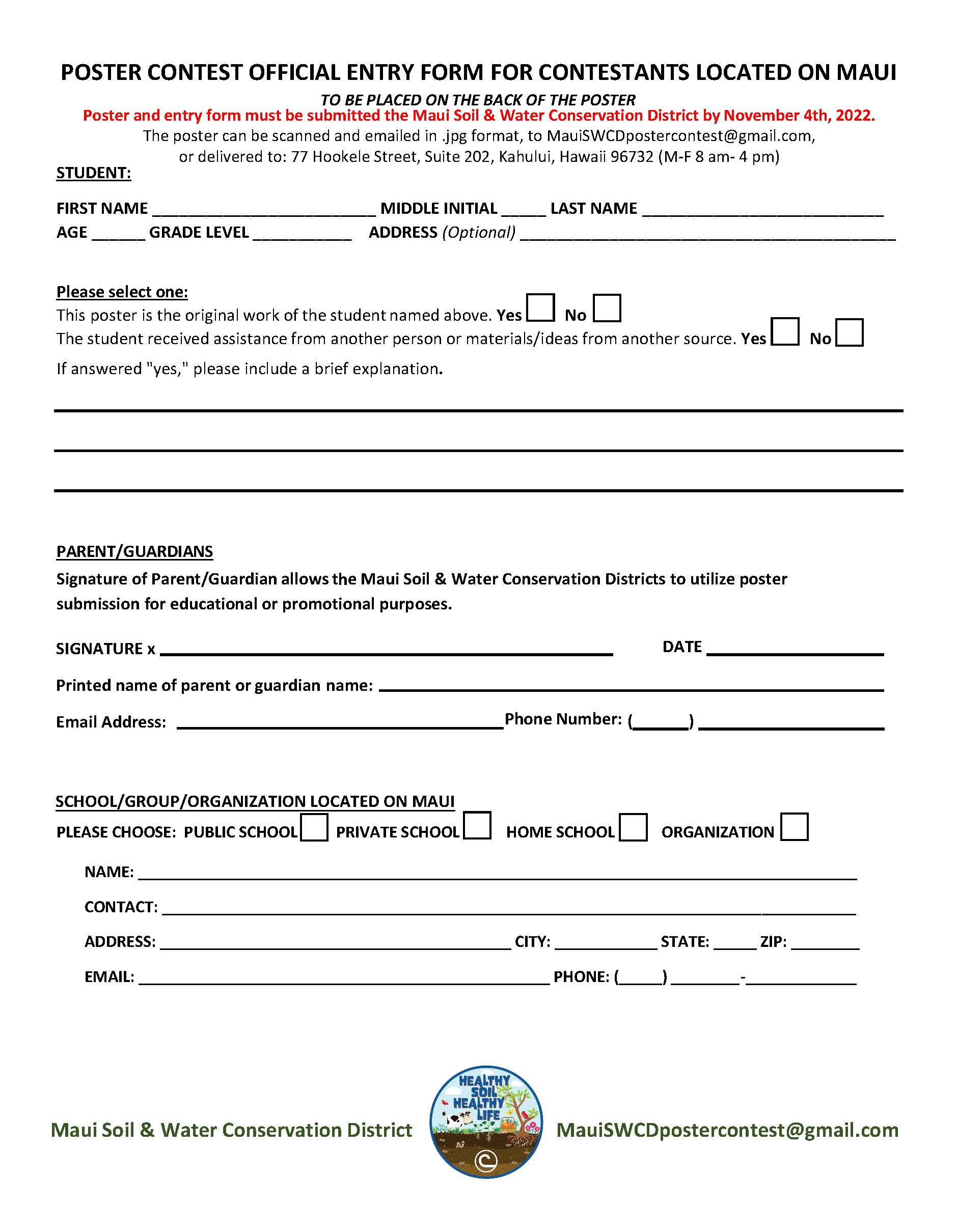 Hawaii Association of Conservation Districts and the Soil and Water ...